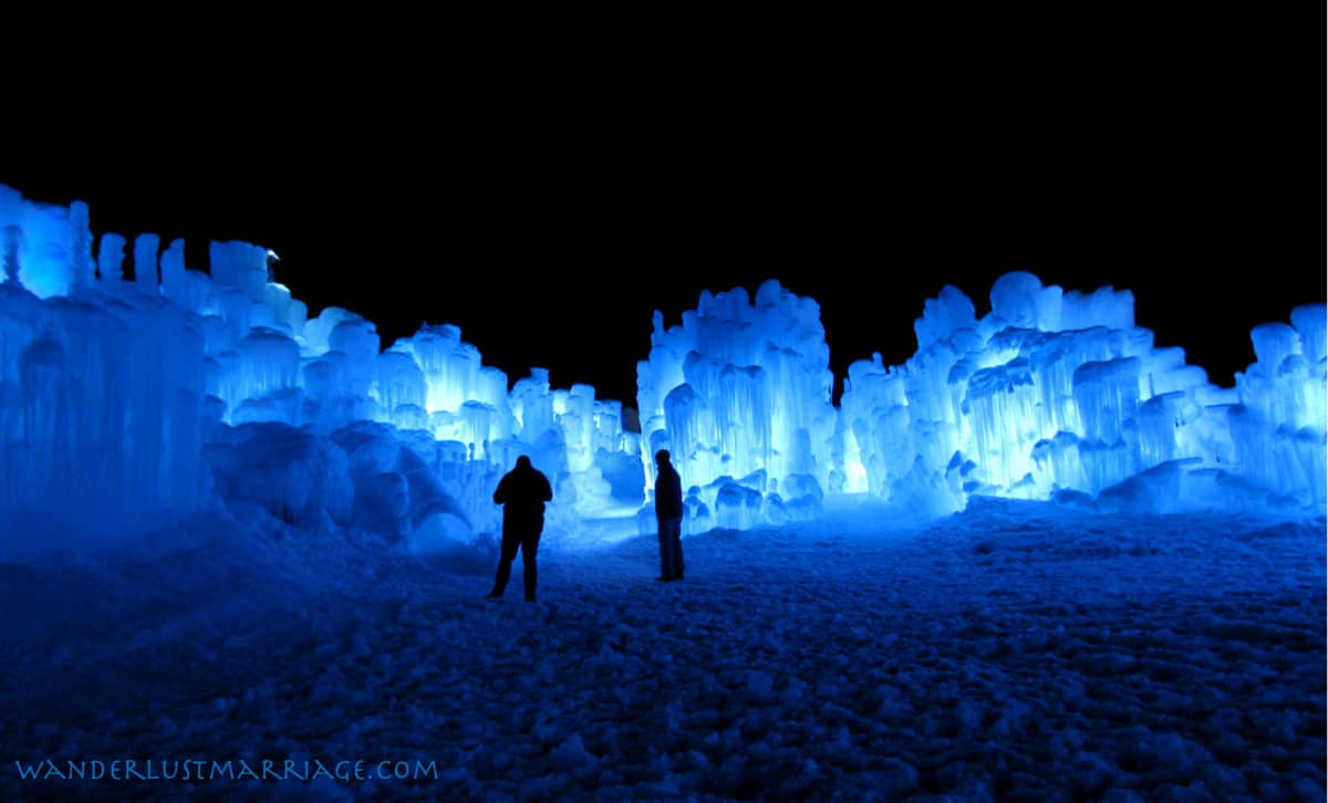 A Magical Ice Castle in New Hampshire | Wanderlust Marriage Travel